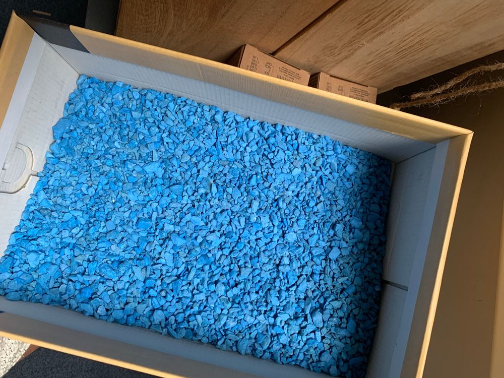 Dekostein Granulat blau | Kaufen auf Ricardo