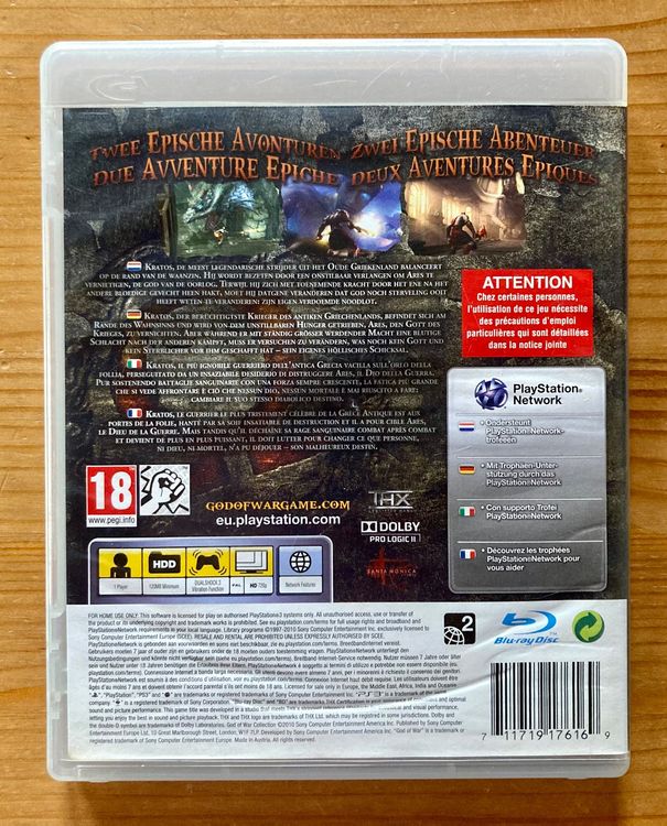 God of War Collection (GoW 1 & 2) - PS3 | Kaufen auf Ricardo