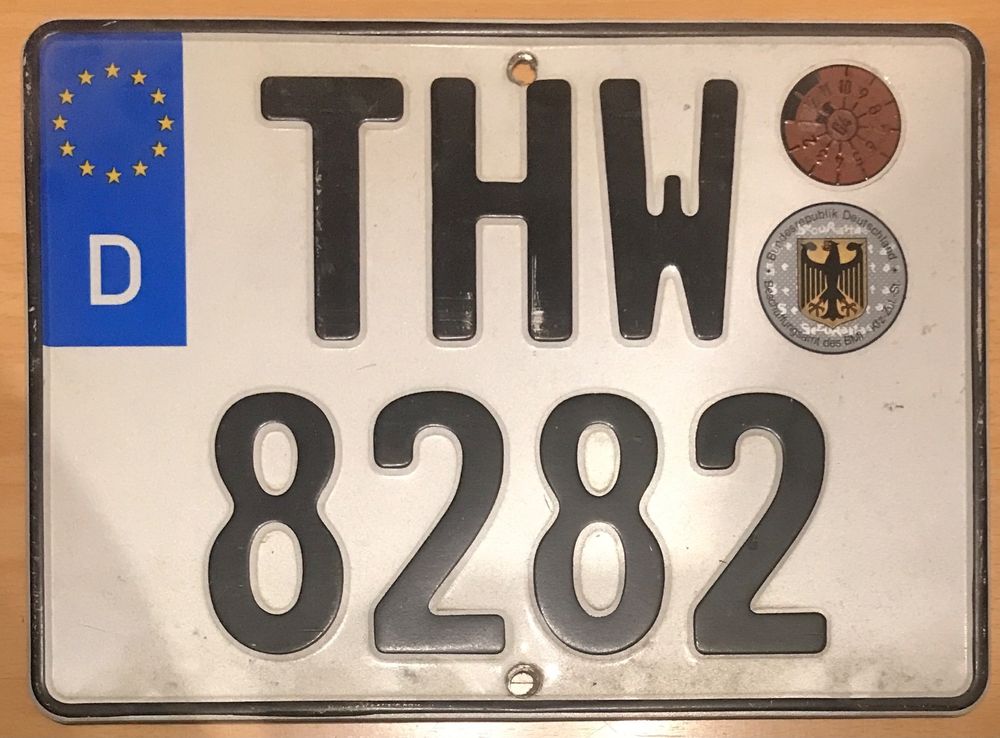 Autonummer Deutschland - Technisches Hilfswerk | Kaufen auf Ricardo