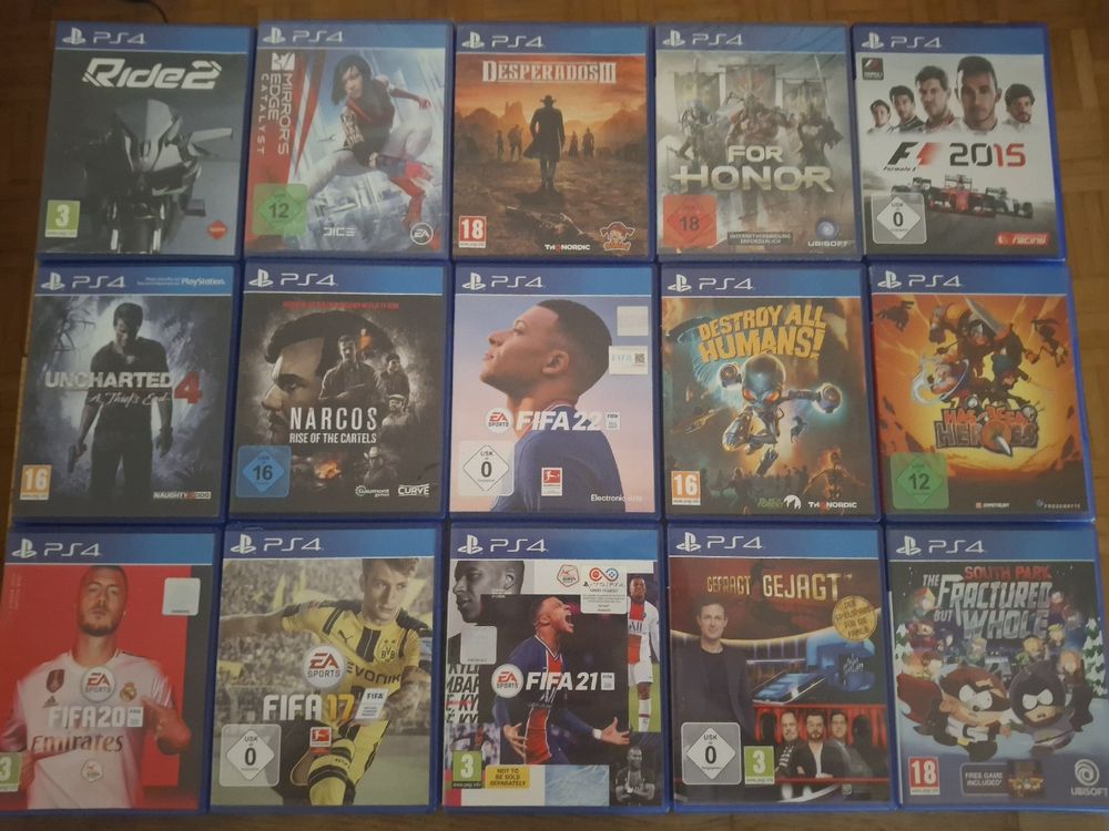 15 Ps4 Spiele TipTop Zustand 🔥 (Neu (gemäss Beschreibung)) in Gattikon für CHF 40 – mit ...