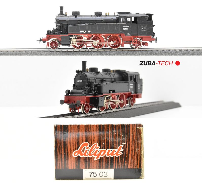 Liliput 7503 Dampflok BR 75 der DR H0 GS Analog mit OVP (Gebraucht) in ...