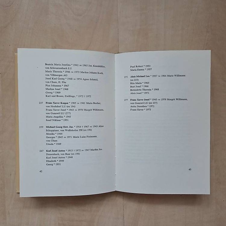Familienchronik der Moos von Zug - Eugen Gruber (Gebraucht) in Zug für ...