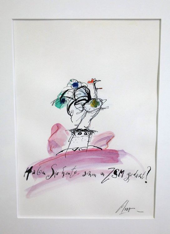 Christoph Gloor (1936), Aquarell/Mischtechnik, handsigniert (Gebraucht ...