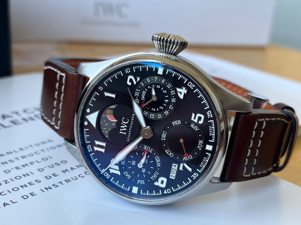 IWC Big Pilot Perpetual Calendar Limited Edition Neuzustand (Neu (gemäss Beschreibung)) in ...