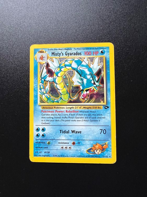 POKEMON MISTY'S GYARADOS HOLO CARD GYM CHALLENGE RARE ENG | Kaufen auf ...