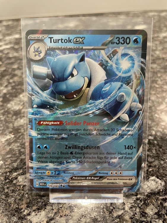 Turtok ex (MEW 009/165) / DE / Pokemon Mew 151 / Ab CHF 1.— (Neu ...