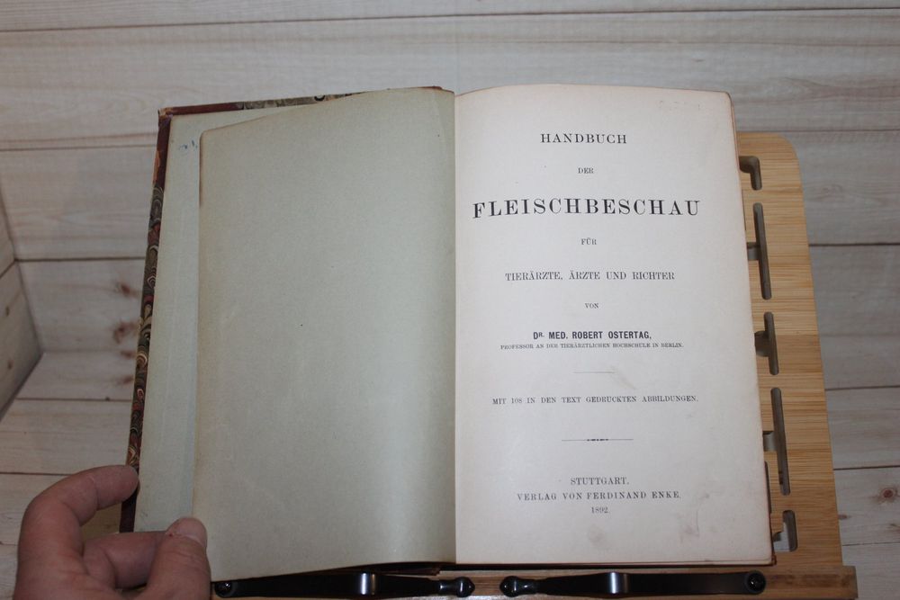 Handbuch der Fleischbeschau für Tierärzte, Ärzte und Richter (Gebraucht ...