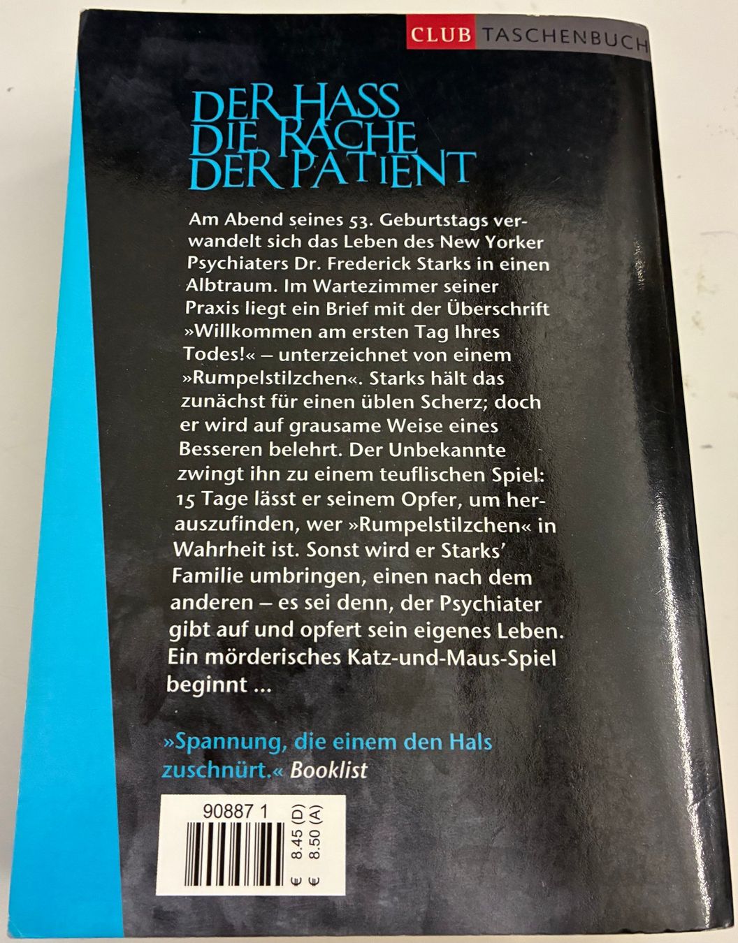 John Katzenbach - Der Patient - Spannender Thriller! (Gebraucht) in ...