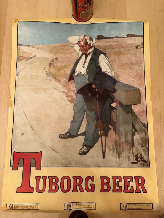 Tuborg Beer Bier Plakat Poster (Gebraucht) in Affoltern am Albis für ...