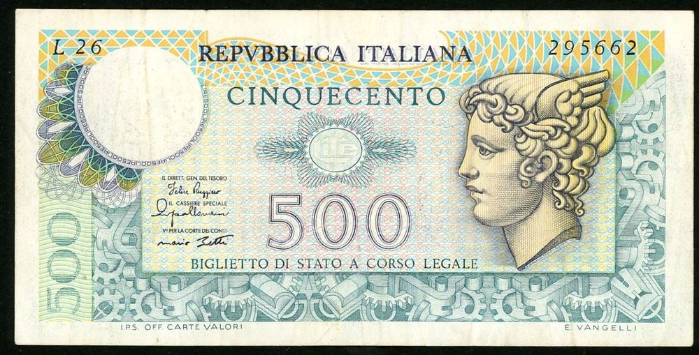 Italien: 500 Lire Mercurio, SS | Kaufen auf Ricardo