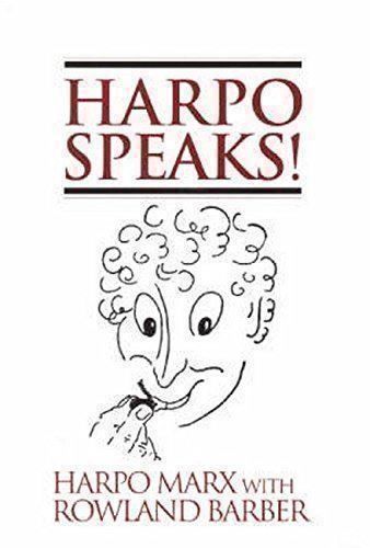 Harpo Speaks! Harpo Marx with Rowland Barber (English Book) (Gebraucht ...