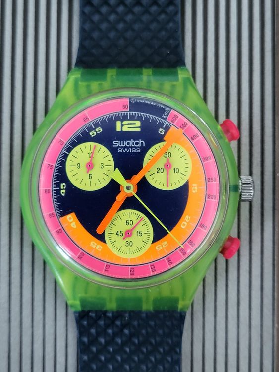 SWATCH CHRONO SCJ101 GRAND PRIX WIE NEU | Kaufen auf Ricardo