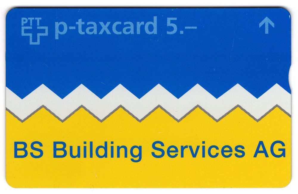 BS Building Services AG - seltene FullFace Firmen Taxcard (Gebraucht ...