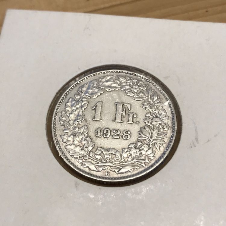 Münze 1 Franken - 1928 | Kaufen auf Ricardo