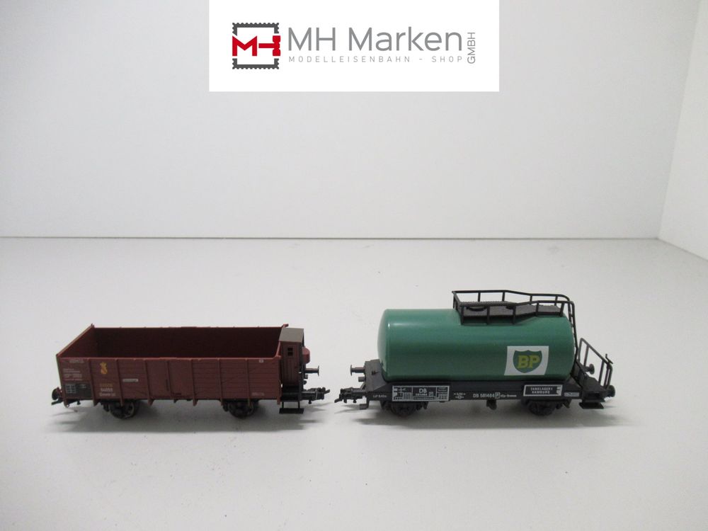 Fleischmann 2er Set Güterwagen DB ohne OVP DC GS H0 (Gebraucht) in Basel für CHF 15 – mit ...