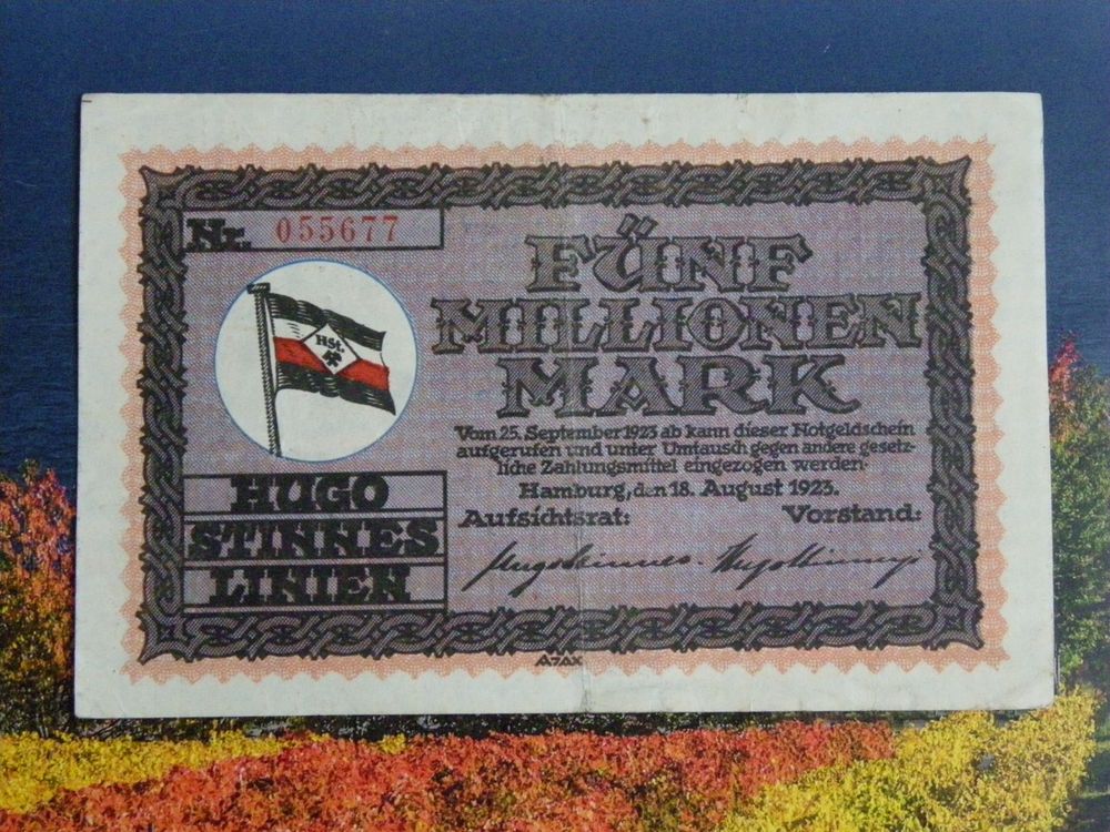 Funf Millionen Mark 1923 | Kaufen auf Ricardo