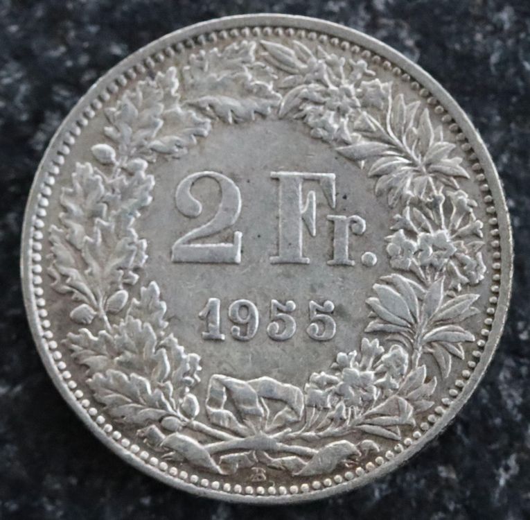 2 CHF 1955 | Kaufen auf Ricardo