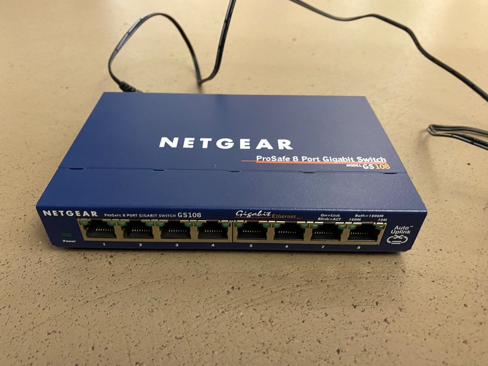 Netgear ProSafe 8 Port Gigabit Switch GS 108 (Gebraucht) in Elgg für ...
