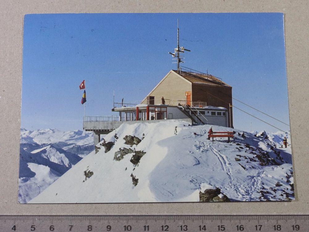 Lenzerheide Valbella, Gipfelrestaurant Rothornbahn, 1977 | Kaufen auf Ricardo