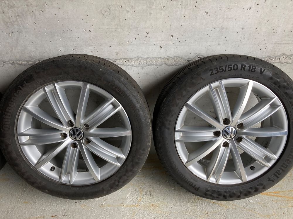 4 x Alufelgen VW 235 / 50 R 18 - 7Jx18 - ET 43 (Gebraucht) in Schwanden ...