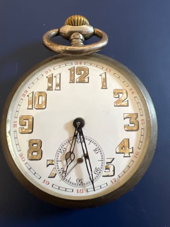 Moeris Military Taschenuhr echt Silber 50 mm (Gebraucht) in Pfeffingen für CHF 43 – mit ...