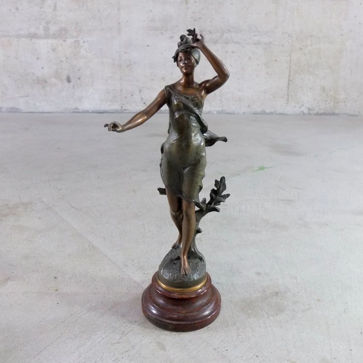 Demeter-Bronzefigur von E. J. Ferrand, Frankreich um 1900 (Gebraucht ...