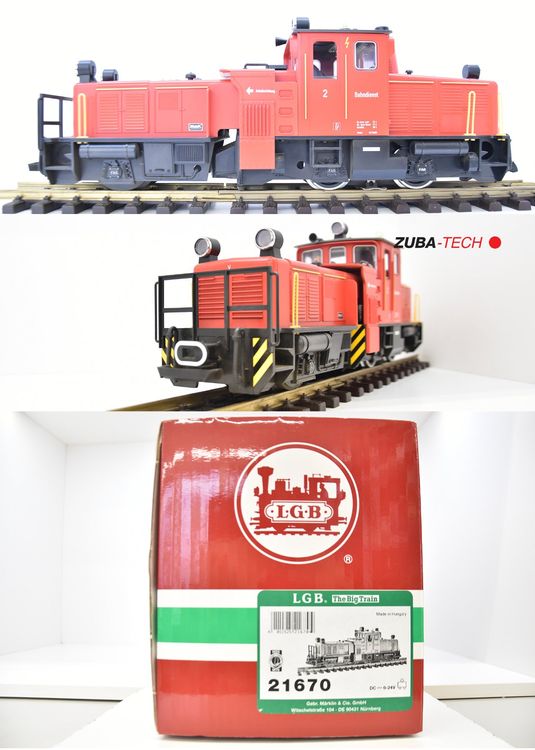 LGB 21670 Schienenreinigungslok, Spur G Digital mit OVP (Gebraucht) in ...