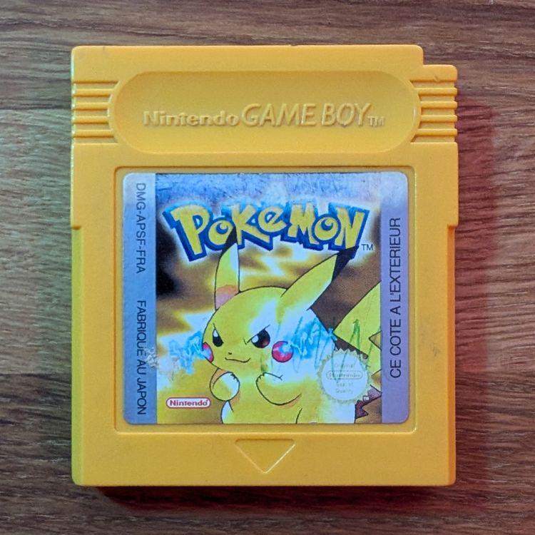 Pokemon Jaune (DMG-APSF-FRA) GB Game Boy (D'occasion) à Vionnaz pour ...