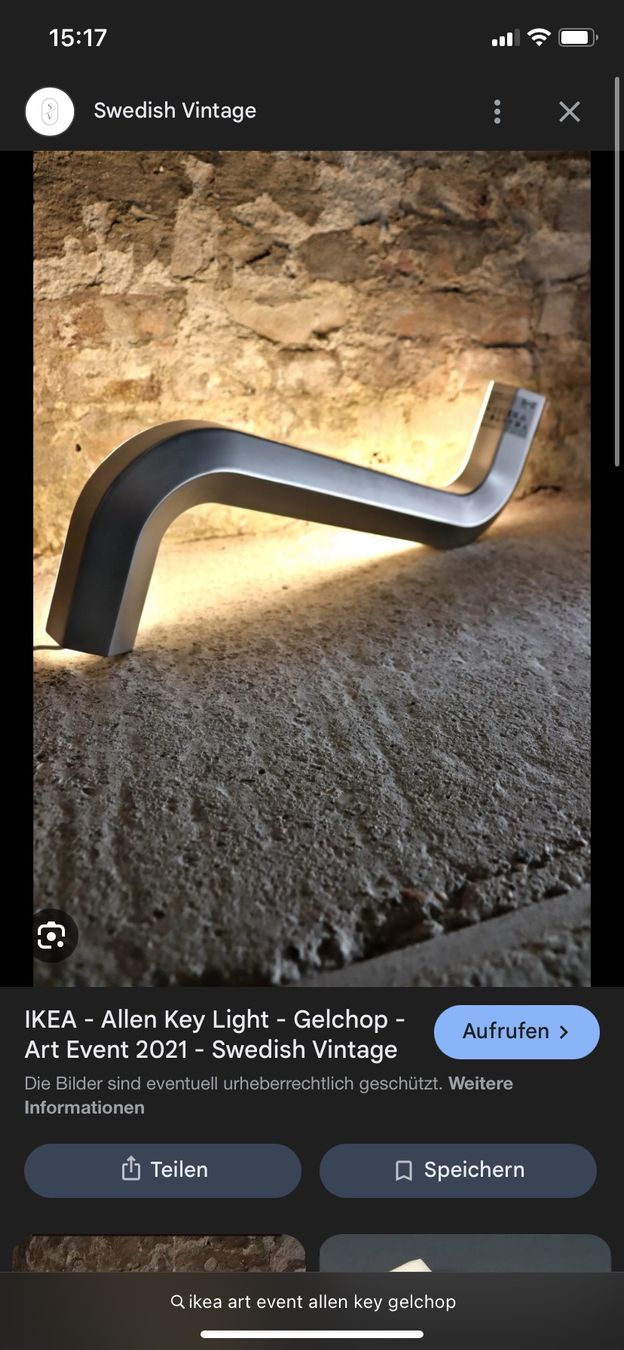 IKEA Art Event Allen Key Lampe neu, Originalverpackt (Neu und ...