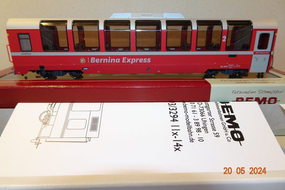 Voiture Bemo HOm RhB BEX Bp 2503 (Neu (gemäss Beschreibung)) in ...