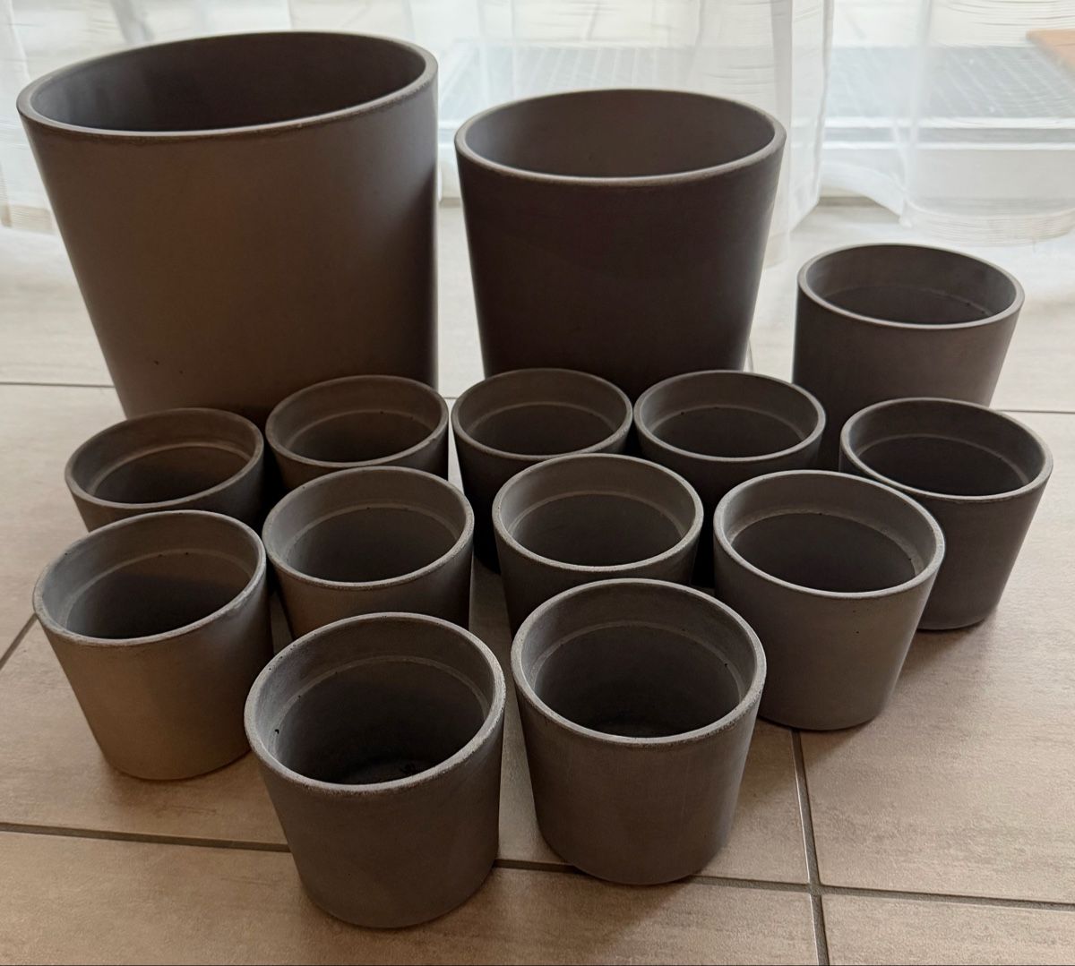 14x IKEA - Boysenbär - Diverse Pflanztöpfe (Grau) (Gebraucht) in ...