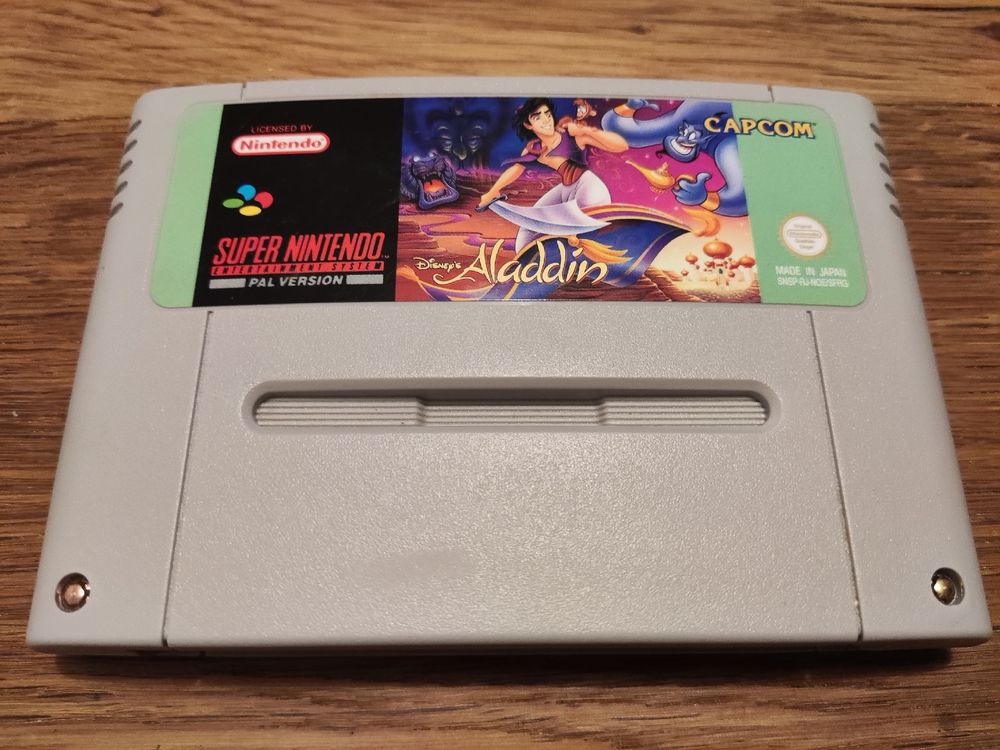 Disneys Aladdin - Capcom (Super Nintendo) Cartridge only (Gebraucht) in ...