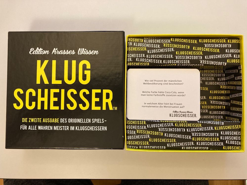 Kartenspiel Klugscheisser 2 Edition Krasses Wissen | Kaufen auf Ricardo