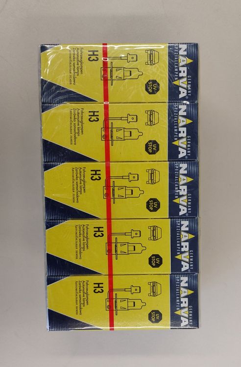 Halogenlampe H3 (Narva), 12V 55W (10er Pack) (Neu und originalverpackt) in Illgau für CHF 30 ...