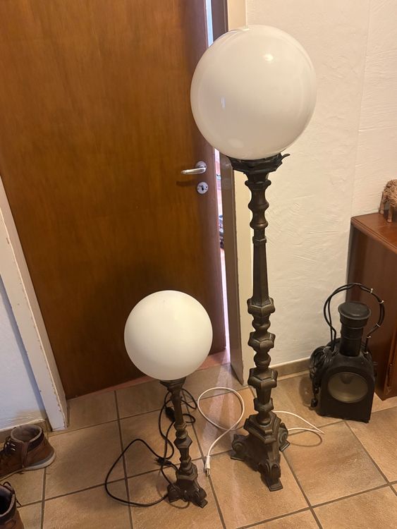 Schone Stehlampe Kugel Retro Bild