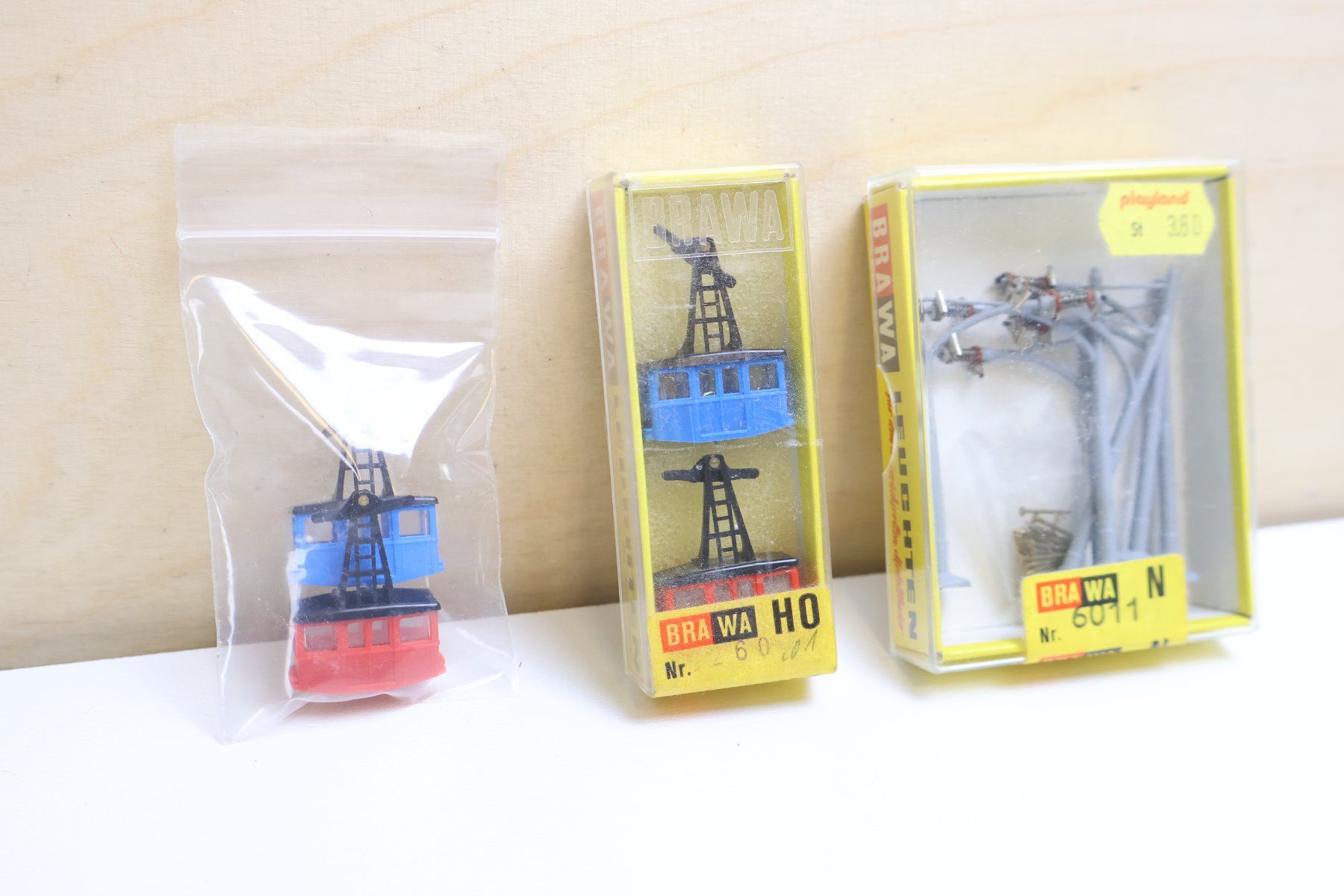 BRAWA Elektro Seilbahn Gondel Set & mehr 2 x 6561 - Rarität (Gebraucht ...