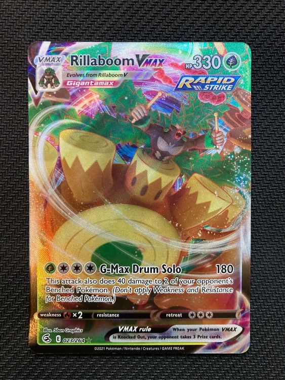 Pokemon - Gortrom / Rillaboom VMAX (Neu (gemäss Beschreibung)) in ...