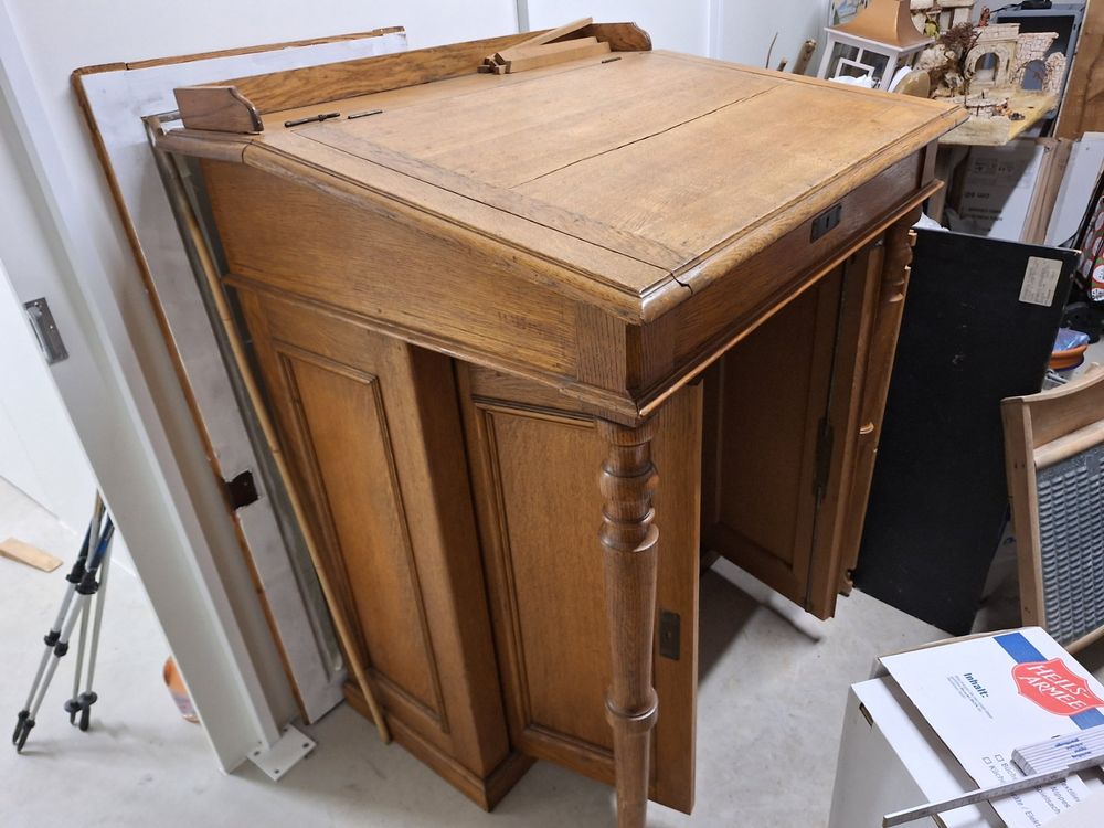 Pult, Stehpult aus Eiche, ca. anfangs 19. Jahrhundert (Gebraucht) in ...