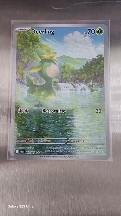 Carta Pokémon Deerling 091/086 - Full Art Rara (Neu (gemäss ...