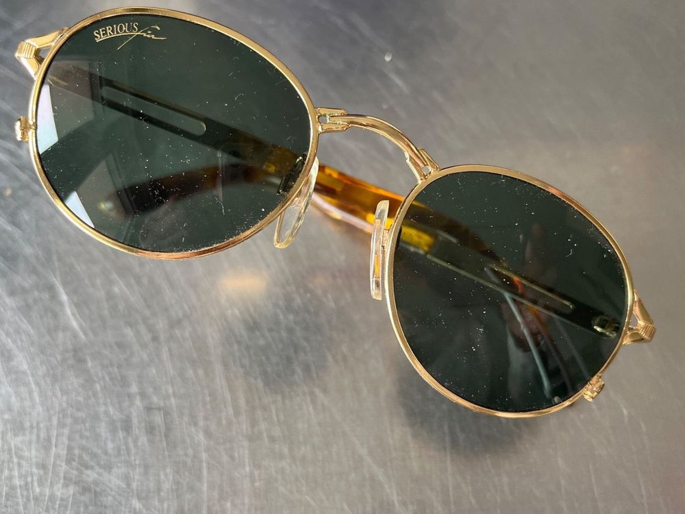 Vintage: Sonnenbrille"serious fun" by ALPINA, Metallrahmen (Neu (gemäss ...