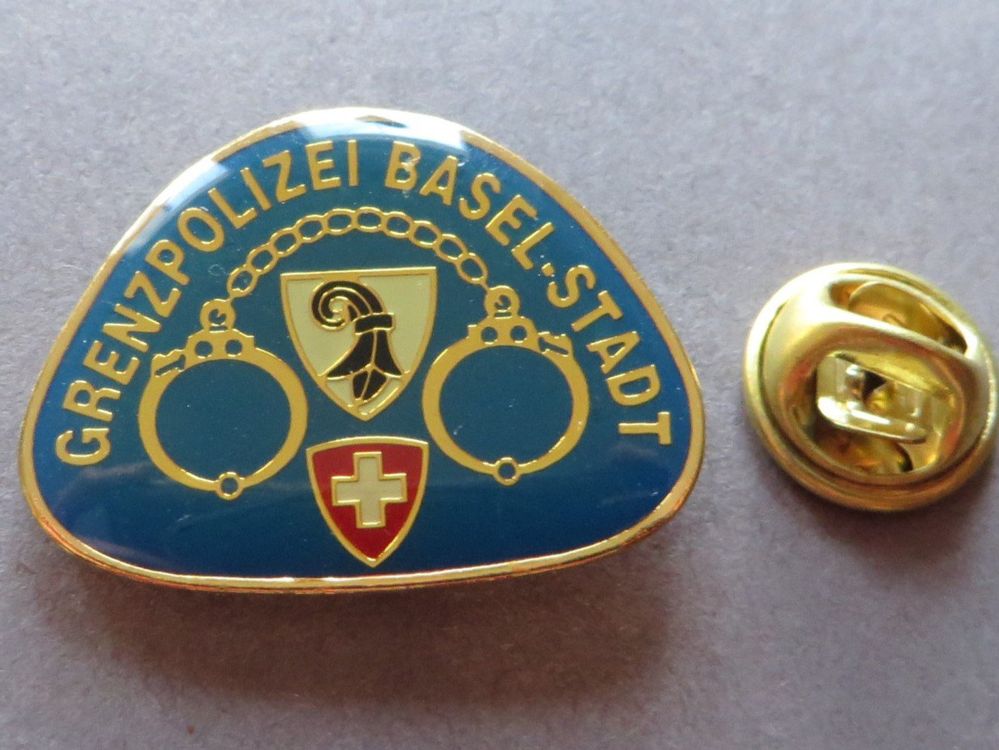 PIN, SCHWEIZ GRENZPOLIZEI BASEL-STADT, WAPPEN (Gebraucht) in Neuhausen ...
