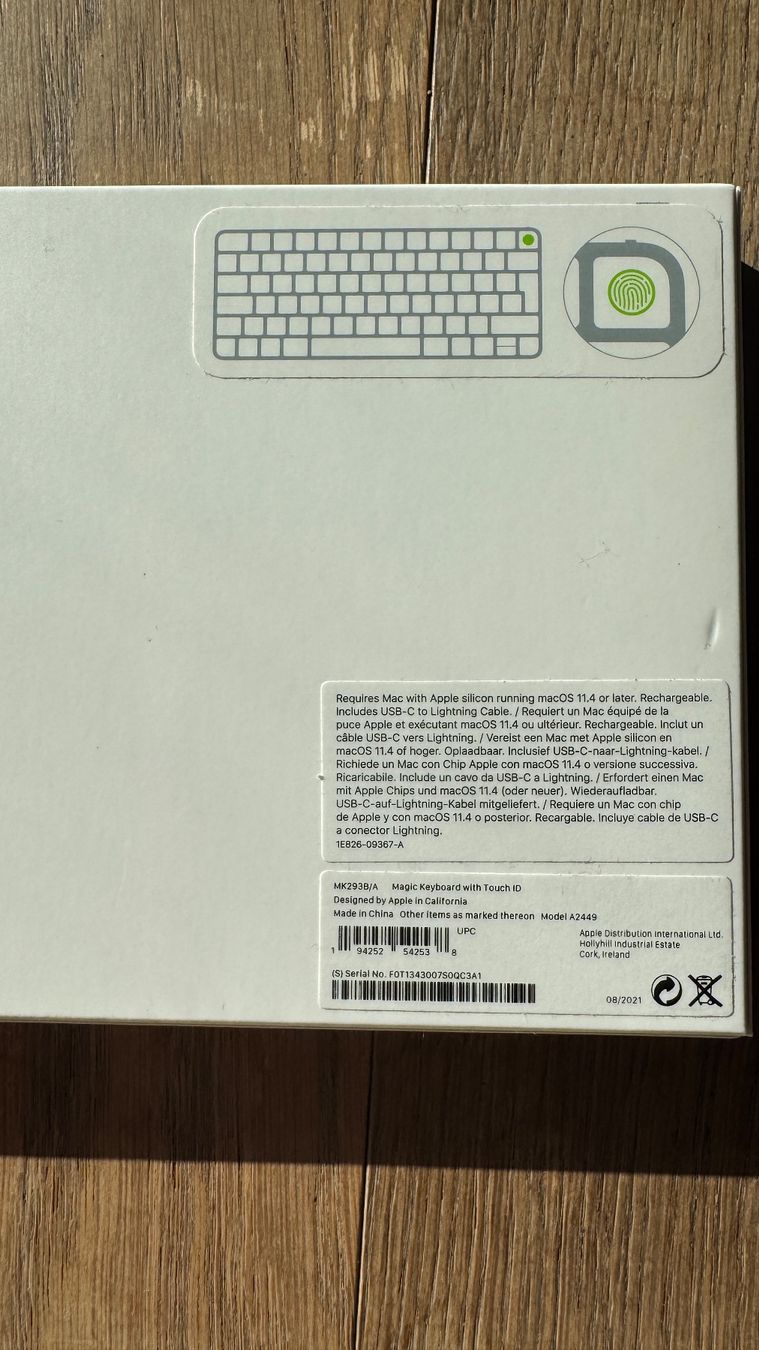 Apple Magic Keyboard mit Touch ID – Guter Zustand (Gebraucht) in ...