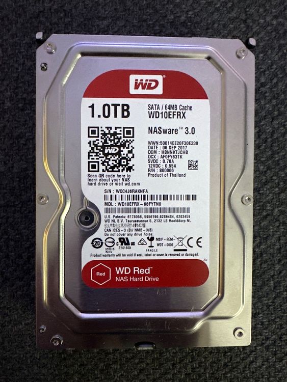 WD RED NAS HD 1TB | Kaufen auf Ricardo