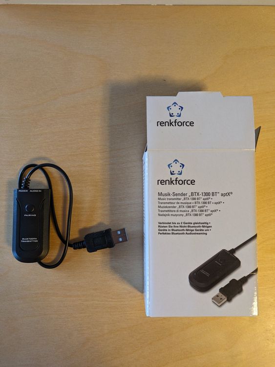 Renkforce Bluetooth Transmitter BTX-1300 BT (Neu und originalverpackt ...