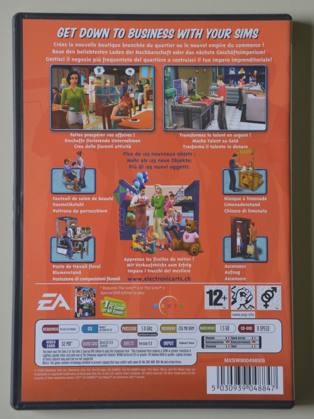 PC game: die SIMS 2 – Open for Business (expansion pack) (Gebraucht) in ...
