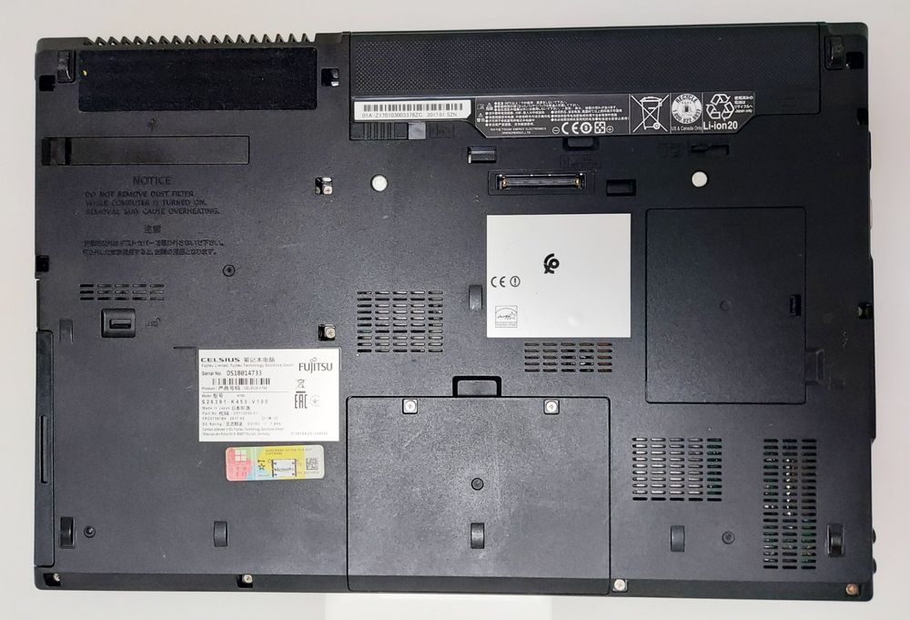 Fujitsu Celsius H760, Windows 11, 15.6 Zoll, i7, 32GB, 512GB (Gebraucht ...