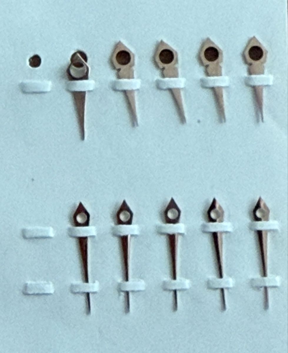 Vintage NOS Valjoux 23 oder 72 Zeiger Goldfarben (Neu (gemäss ...