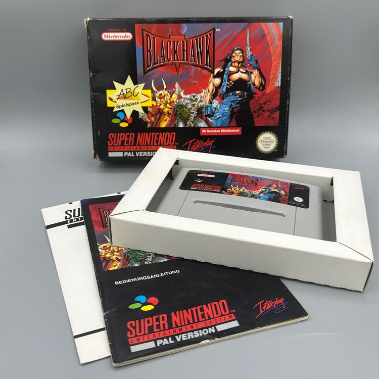 Rare - Super Nintendo SNES - Black Hawk - CIB - Pal Version (Gebraucht ...