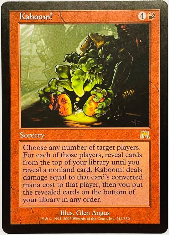 MTG - Kaboom! | Kaufen auf Ricardo