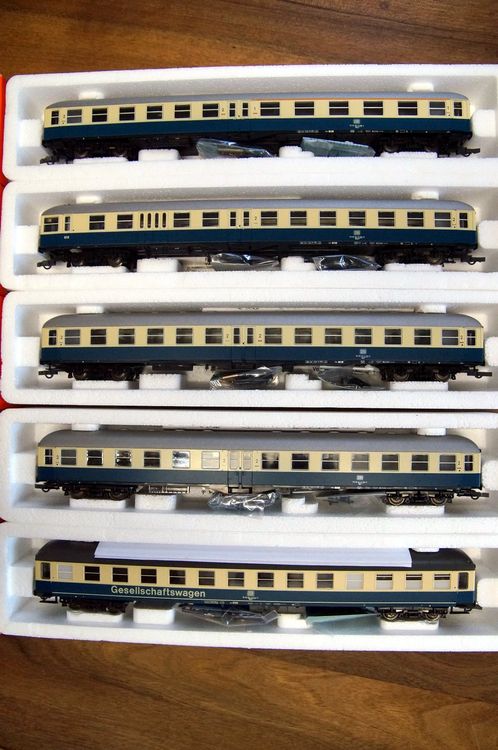 Roco - DB Personenwagen-Set (5 Wagen) GS OVP NEU (Gebraucht) in ...
